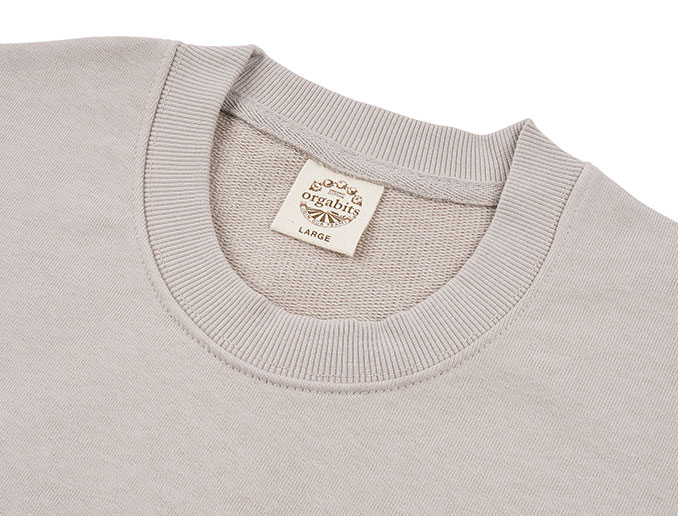 FE-OGS-915 オーガニックコットンスウェットシャツ【キラメック アパレル】